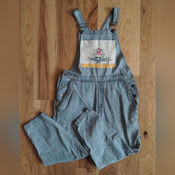 Vintage | Jeans | Vintage Hand Embroidered Cottagecore Lightwash ...